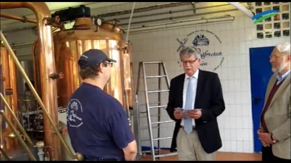 Michael Goldmann bei Ostfriesenbräu - Ostfriesen-Zeitung