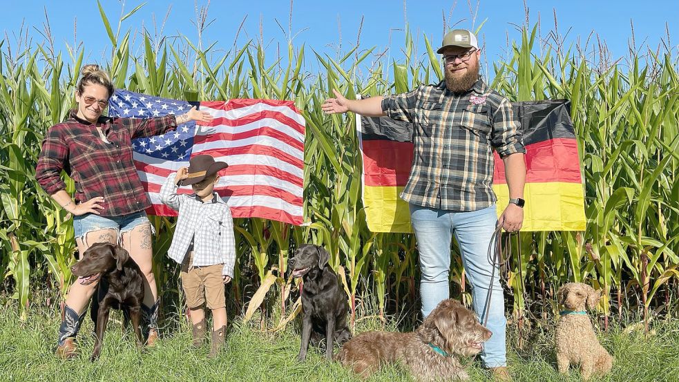 Vom Emsland in die USA: Warum Familie Timmermann mit sechs Haustieren ...